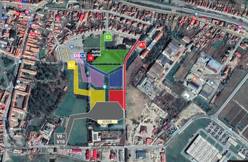 Papa Francisc la Blaj: Puncte de ACCES pentru pelerini, pe Câmpia ...