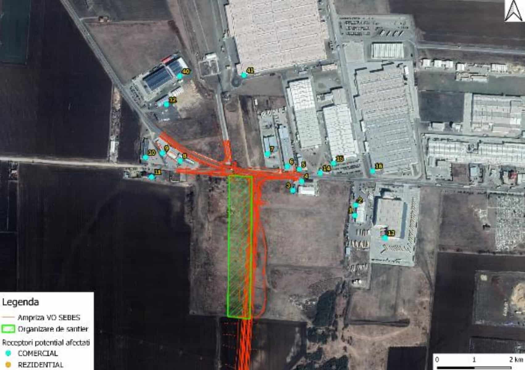 FOTO Centură ocolitoare pe latura de vest a municipiului Sebeș. Traseul ...