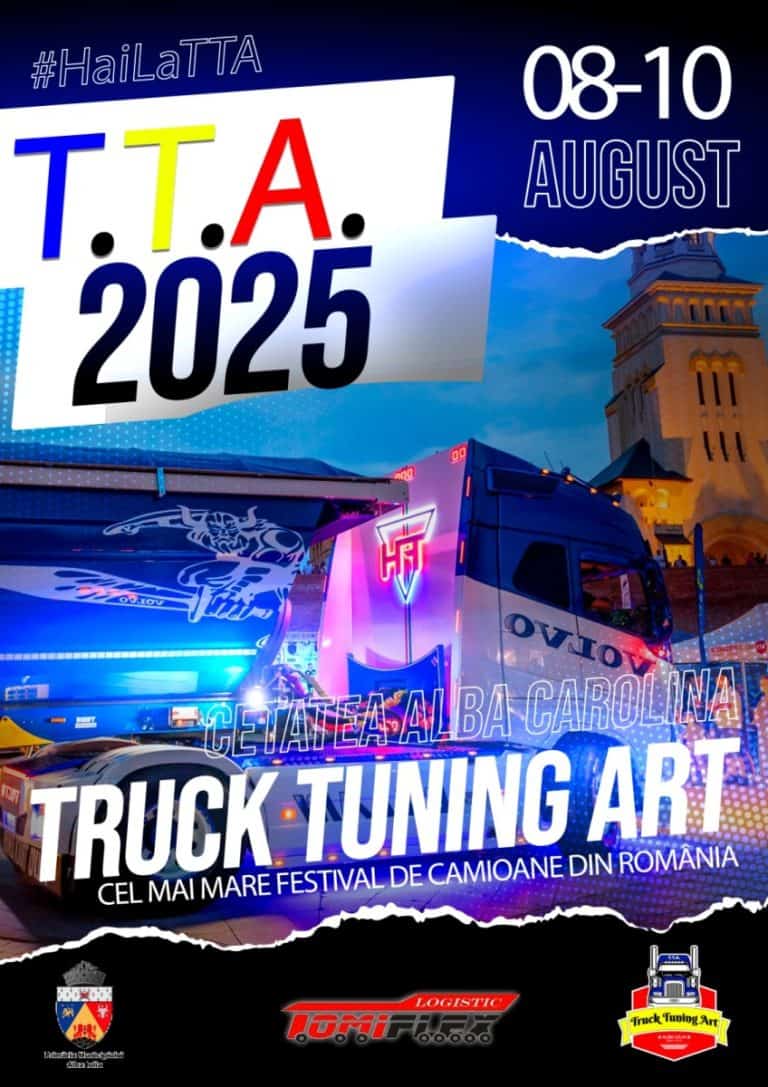 Truck Tuning Art 2025 la Alba Iulia în 8-10 august: peste 300 de ...