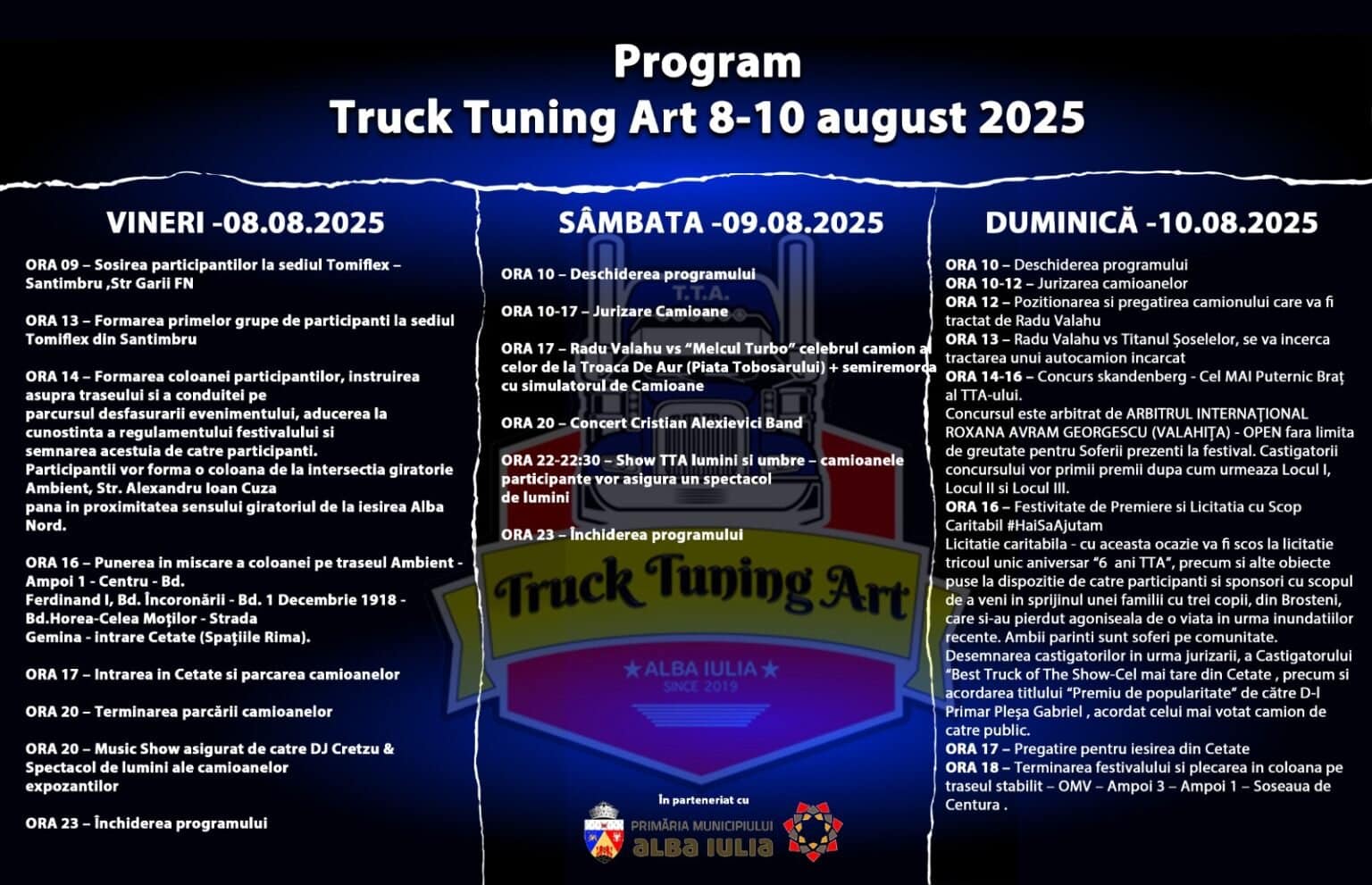 Truck Tuning Art 2025 la Alba Iulia în 8-10 august: peste 300 de ...