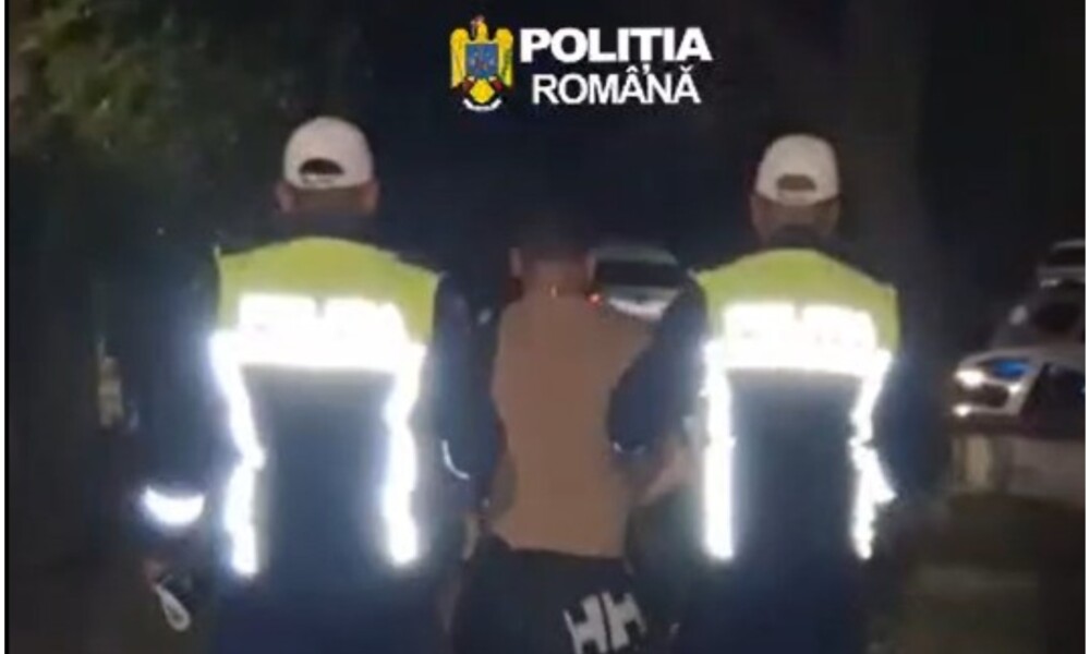 FOTO: Urmărire finalizată cu o răsturnare, la Sebeș. Bărbat reținut ...